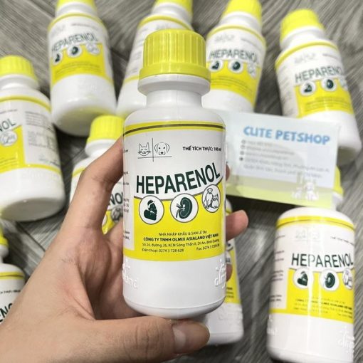 HEPARENOL (PHÁP) BỔ GAN MẬT, HỖ TRỢ TIÊU HÓA CHO CHÓ MÈO - Cutepetshop