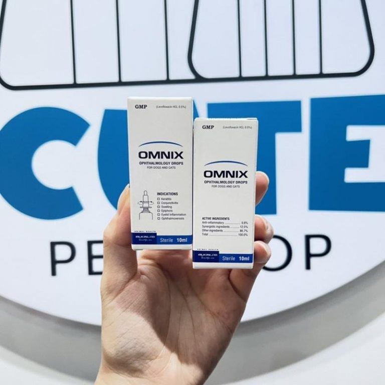 Thuốc nhỏ mắt Omnix dành cho thú cưng🐶👀 - Cutepetshop