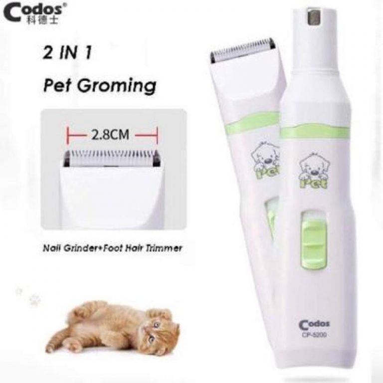 [CODOS CP-5200] Tông Đơ Cắt Tỉa Thú Cưng 2in1 [Cắt Tỉa & Mài Móng] - Cutepetshop