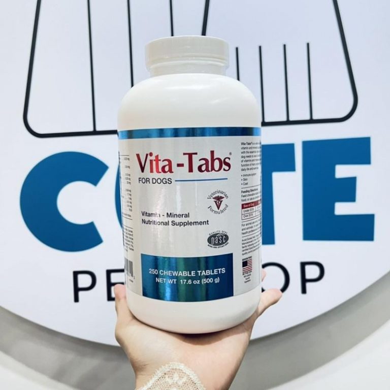 Vita -Tabs - Vitamin, Bổ sung Sức khỏe cho Chó - Hỗ trợ Hệ thống Miễn ...