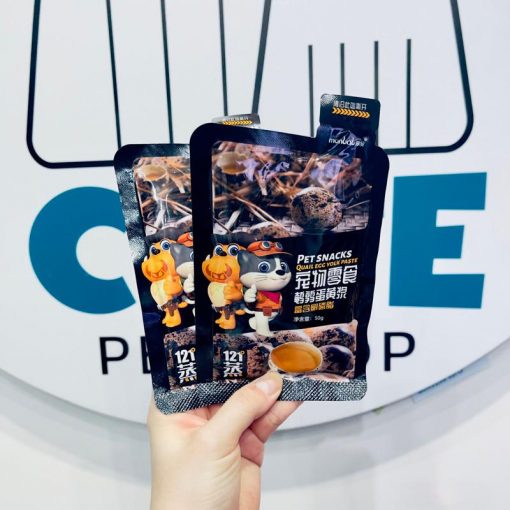 Sốt trứng cút Mobab bổ sung Protein và Vitamin cho chó mèo gói 50gr ...