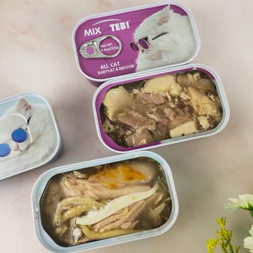 Pate Cho Mèo Teb Lon 125g Mix Tổng Hợp Các Loại Thịt Và Cá - Cutepetshop