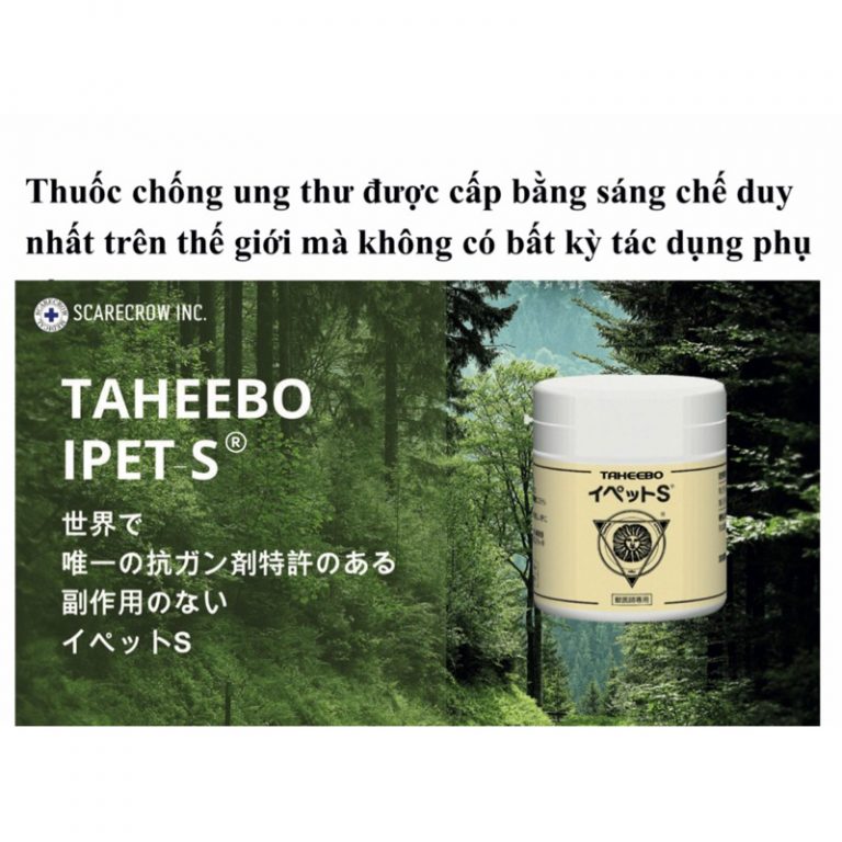 Thuốc hỗ trợ điều trị Ung thư Và Tăng Miễn Dịch chiết xuất Taheebo – IPETS IPET hộp 60 viên ...